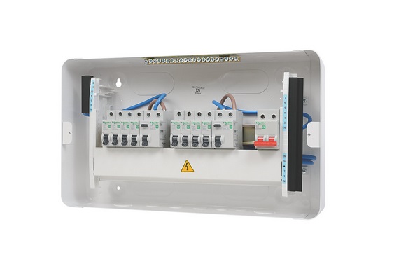 Schneider Electric Easy9 18-Module 8-Way Populated High Integrity Dual ...