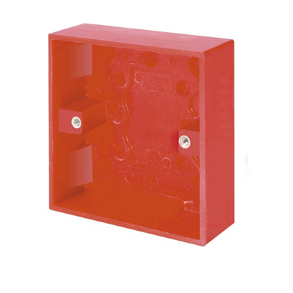 1 Gang 25mm Deep Surface Pattress Box – Red (WA081RD) | PS Electrical ...